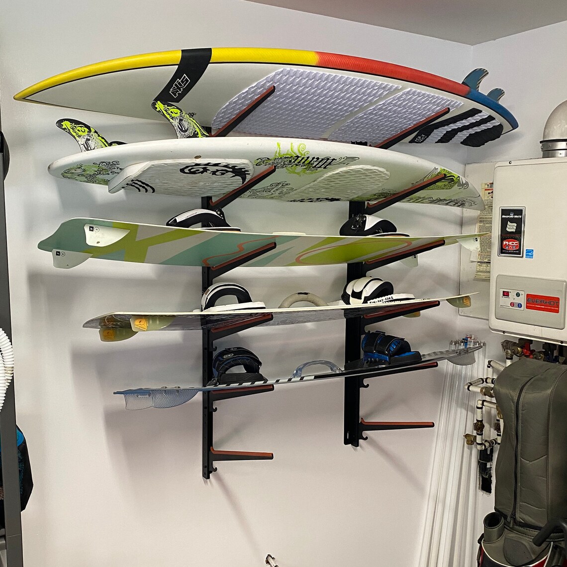 Wall Mount Board Rack - Etsy