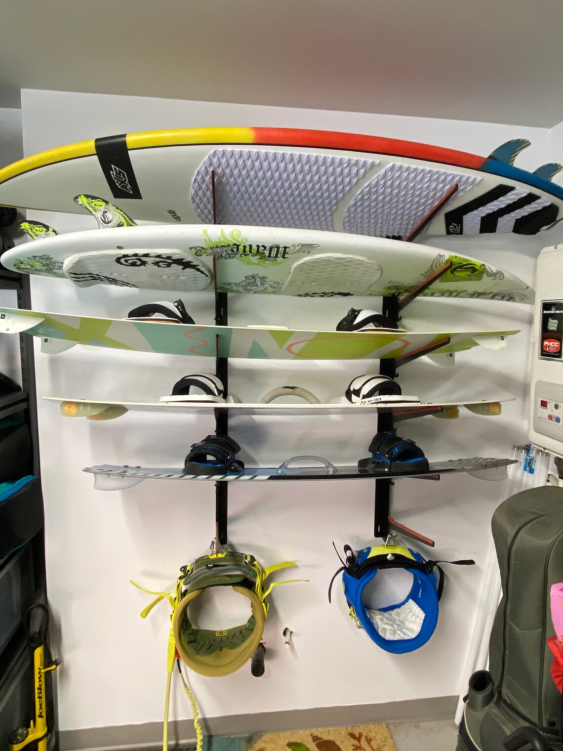 Wall Mount Board Rack - Etsy