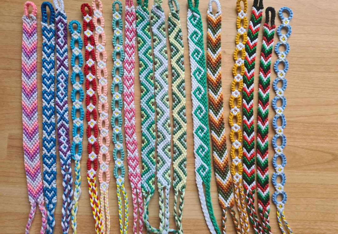 Beautiful Handmade Friendship Bracelets in Your Chosen Colour and ...