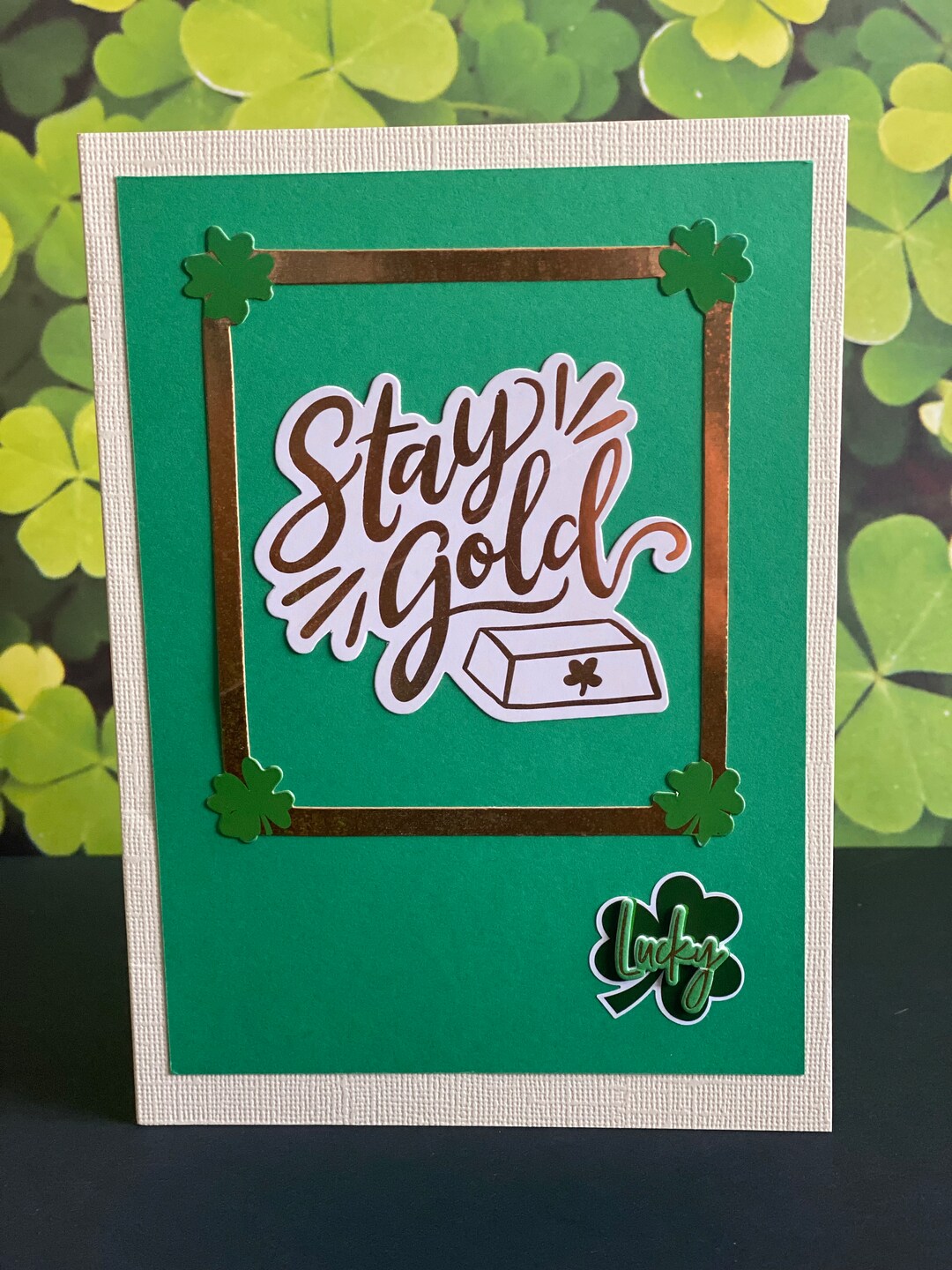 Stay Gold I St Patrick Card | Card for Him | Card for Husband | Card ...