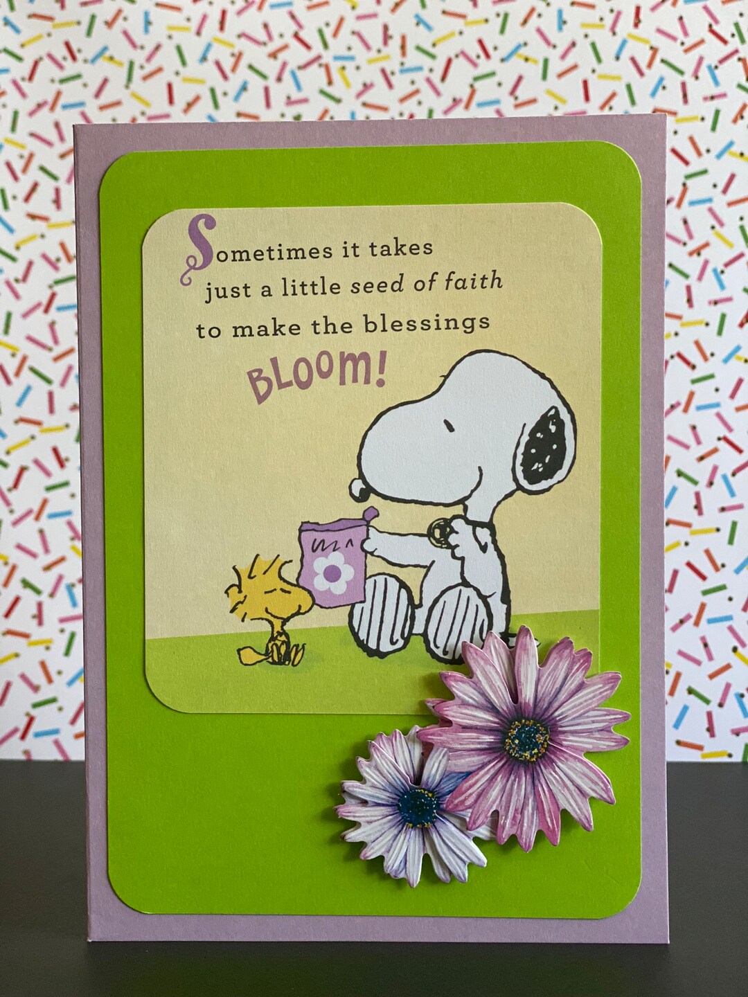 PEANUTS Blessing Bloom! Encouragement Card | Card for Him | Card for ...