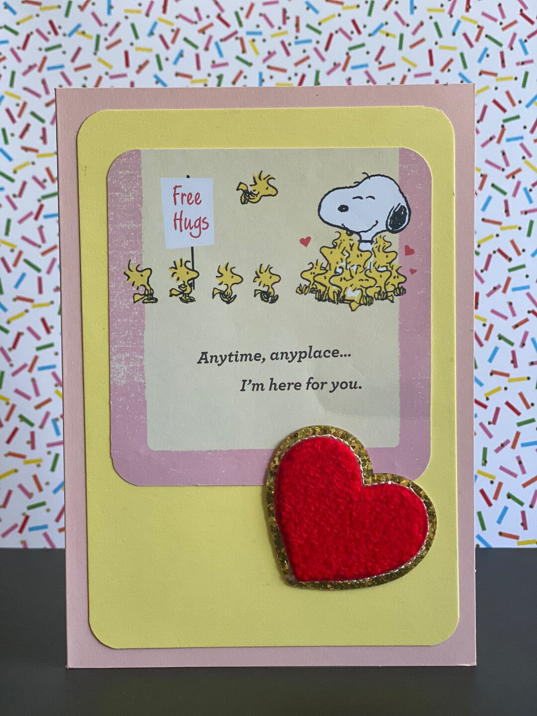 PEANUTS Free Hugs Encouragement Card Card for Him Card for - Etsy