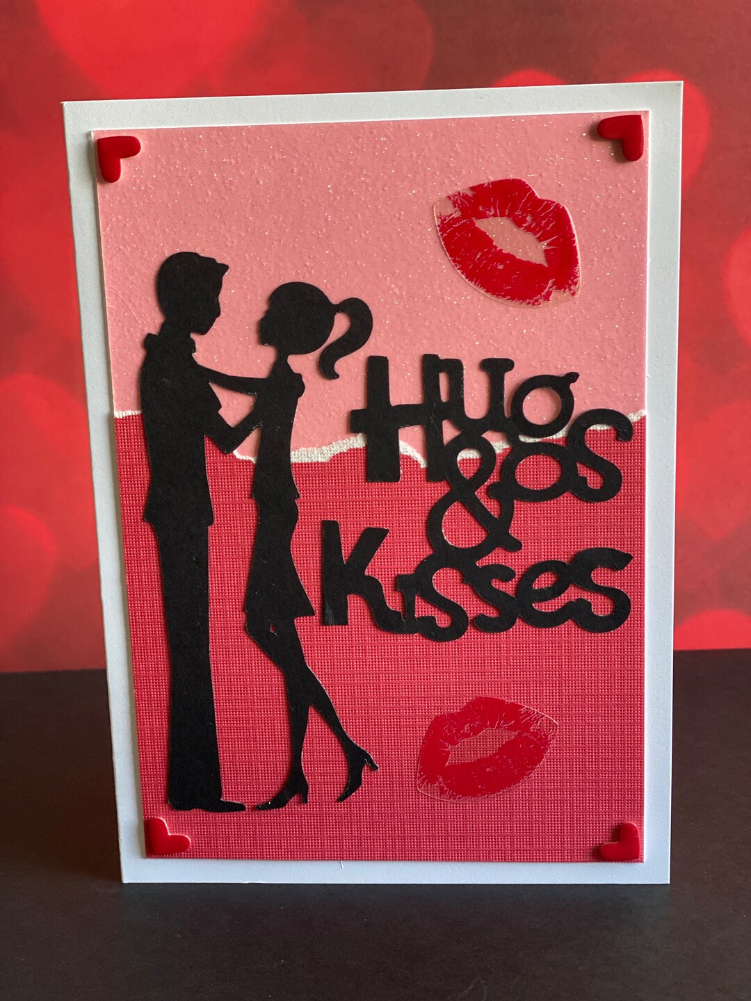 Hugs & Kisses I Valentine’s Day Card | Card for Him | Card for Husband ...