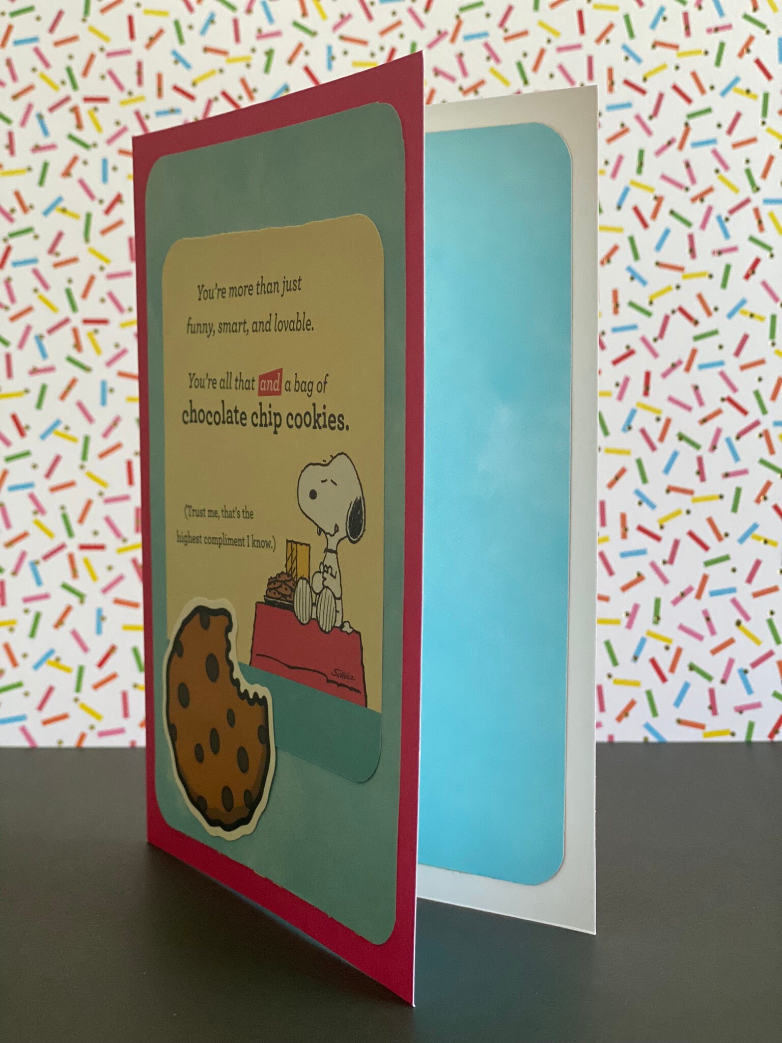 PEANUTS All That and a Bag of Chocolate Chips Encouragement Card | Card ...