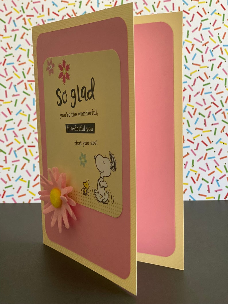 PEANUTS so Glad Encouragement Card Card for Him Card for Husband Card ...