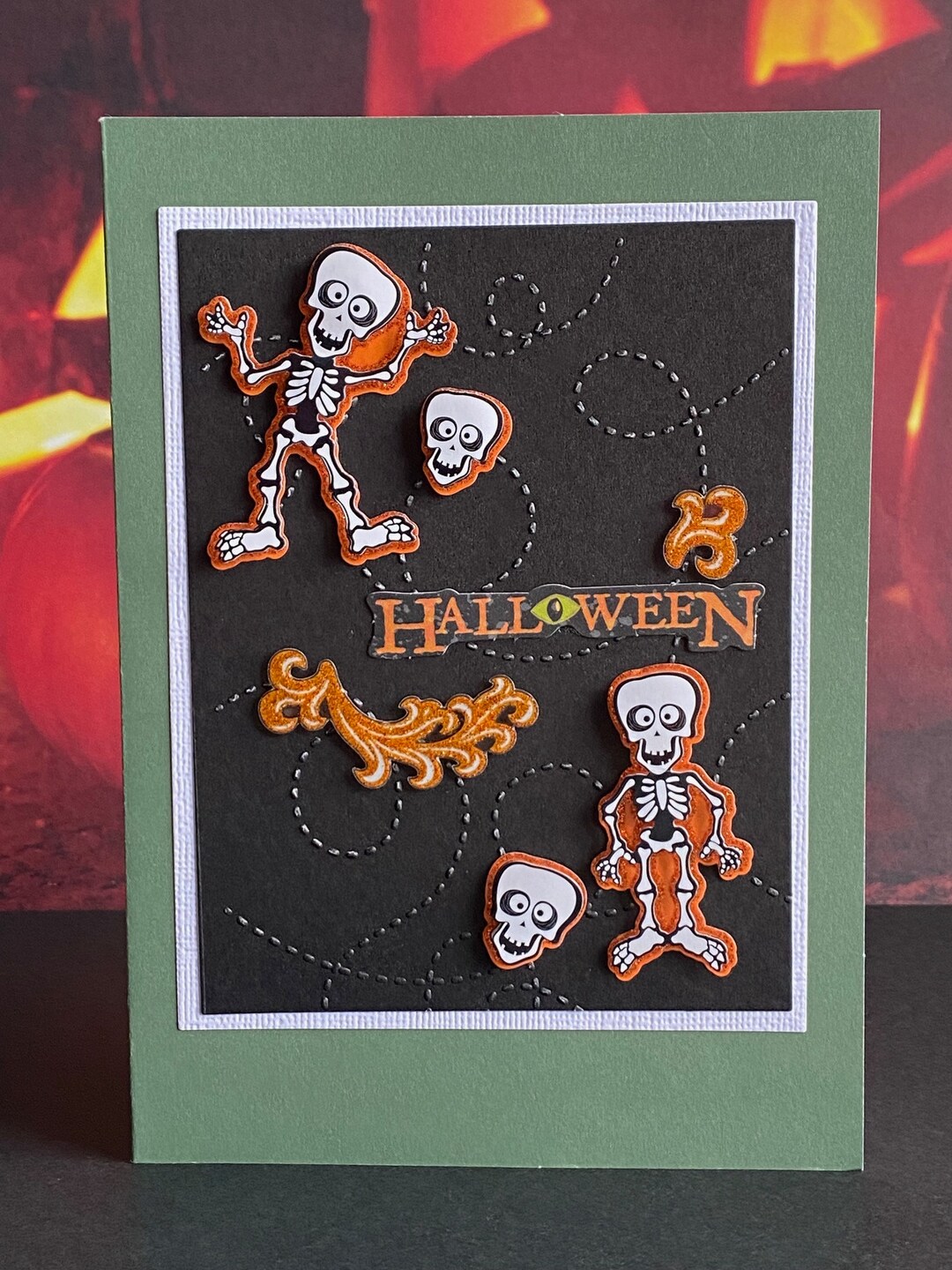 Happy Halloween-skeletons - Etsy