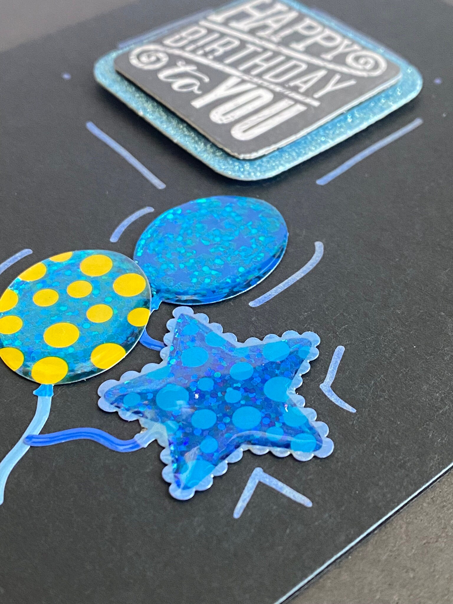 Happy Birthday to You Card, 3D Birthday Card, Embellished With Balloons ...