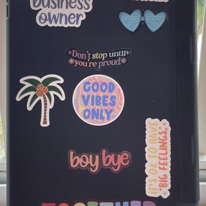 Circle Good Vibes Only Sticker, 2x2" - Etsy