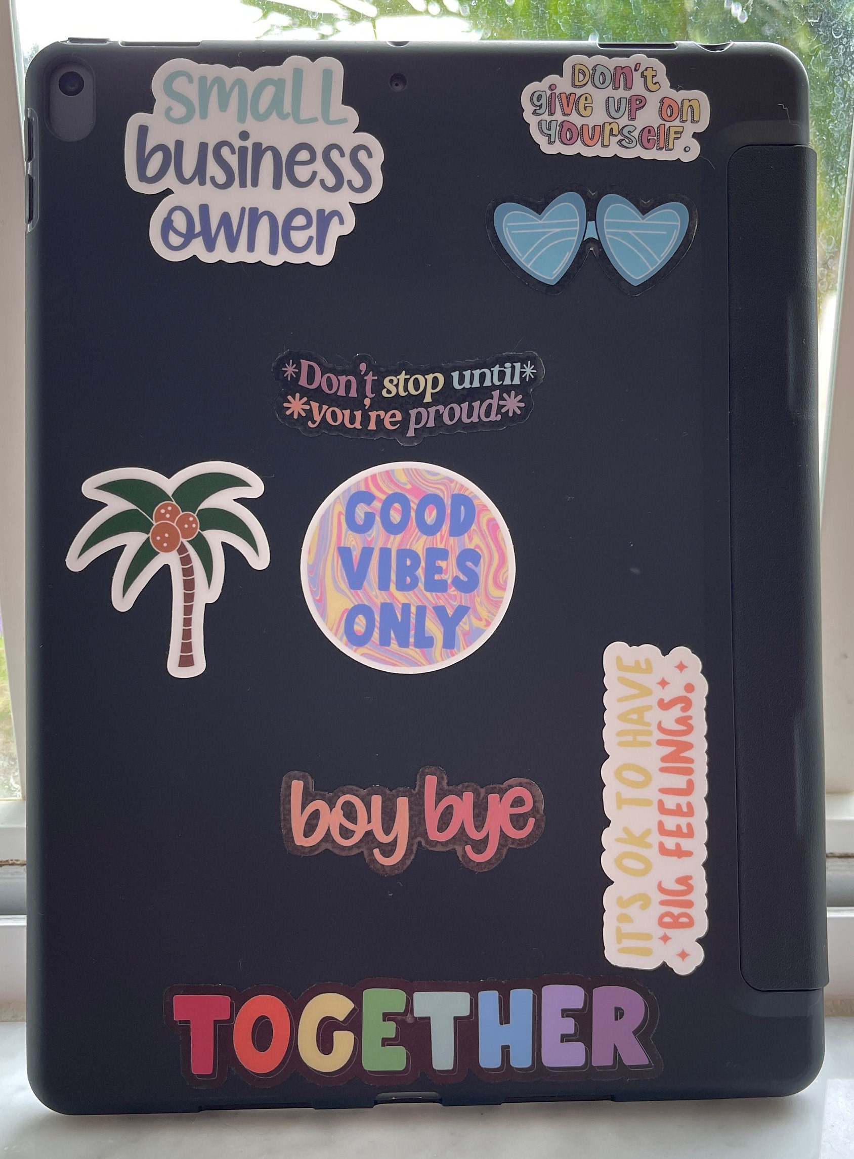 Circle Good Vibes Only Sticker, 2x2" - Etsy
