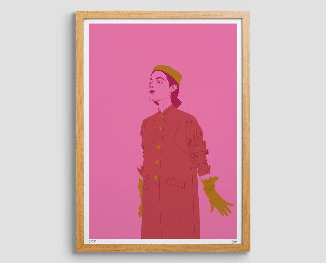 Art Print A 1950's White Woman Inspired From a Louise Dahl-wolfe Photo ...