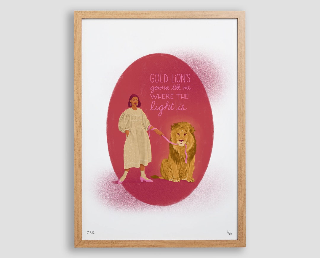 Art Print - Illustration of a South Asian Woman in a Beautiful Simone ...