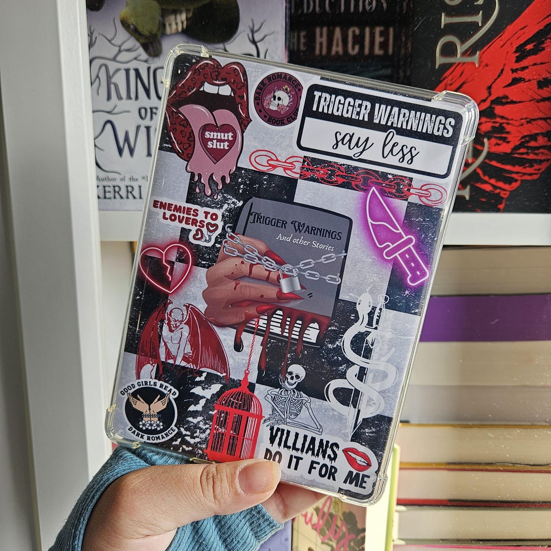 Dark Romance Kindle Insert, E-reader Decorative Insert, Kindle ...