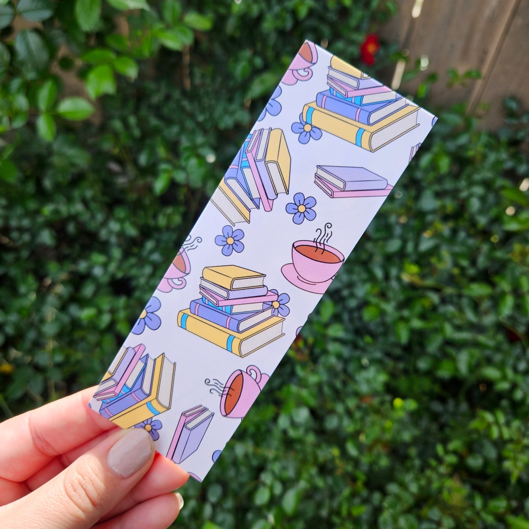 Coffee & Books Bookmark, Cute Bookmarks, Bookish, Book Club Gift ...