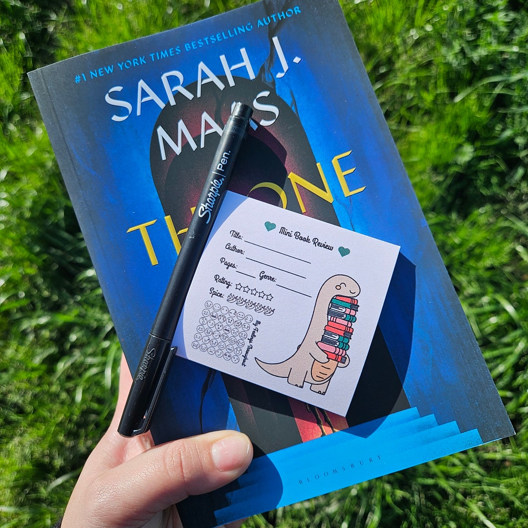 Mini Book Review Post-it Notes, Bookish Gifts, Cute Stationary, Mini ...