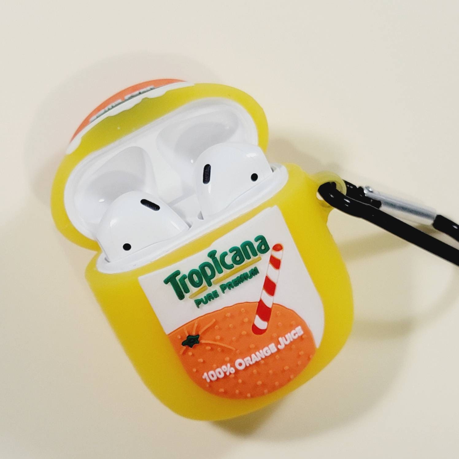 Tropicana Orange Juice Airpods 1 & 2 Silicone Case - Etsy