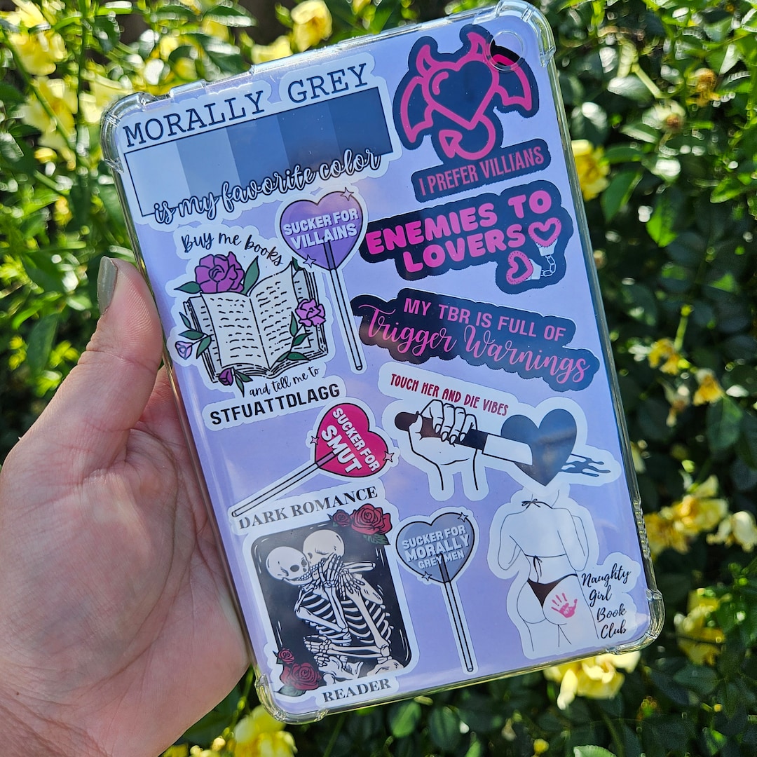 Dark Romance Reader's Mini Sticker Pack, Kindle Decorating, E-reader ...