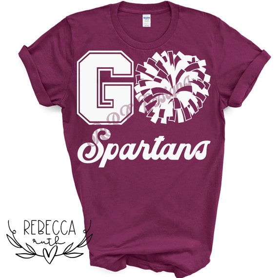 GO SPARTANS CHEER Svg & Png - Etsy
