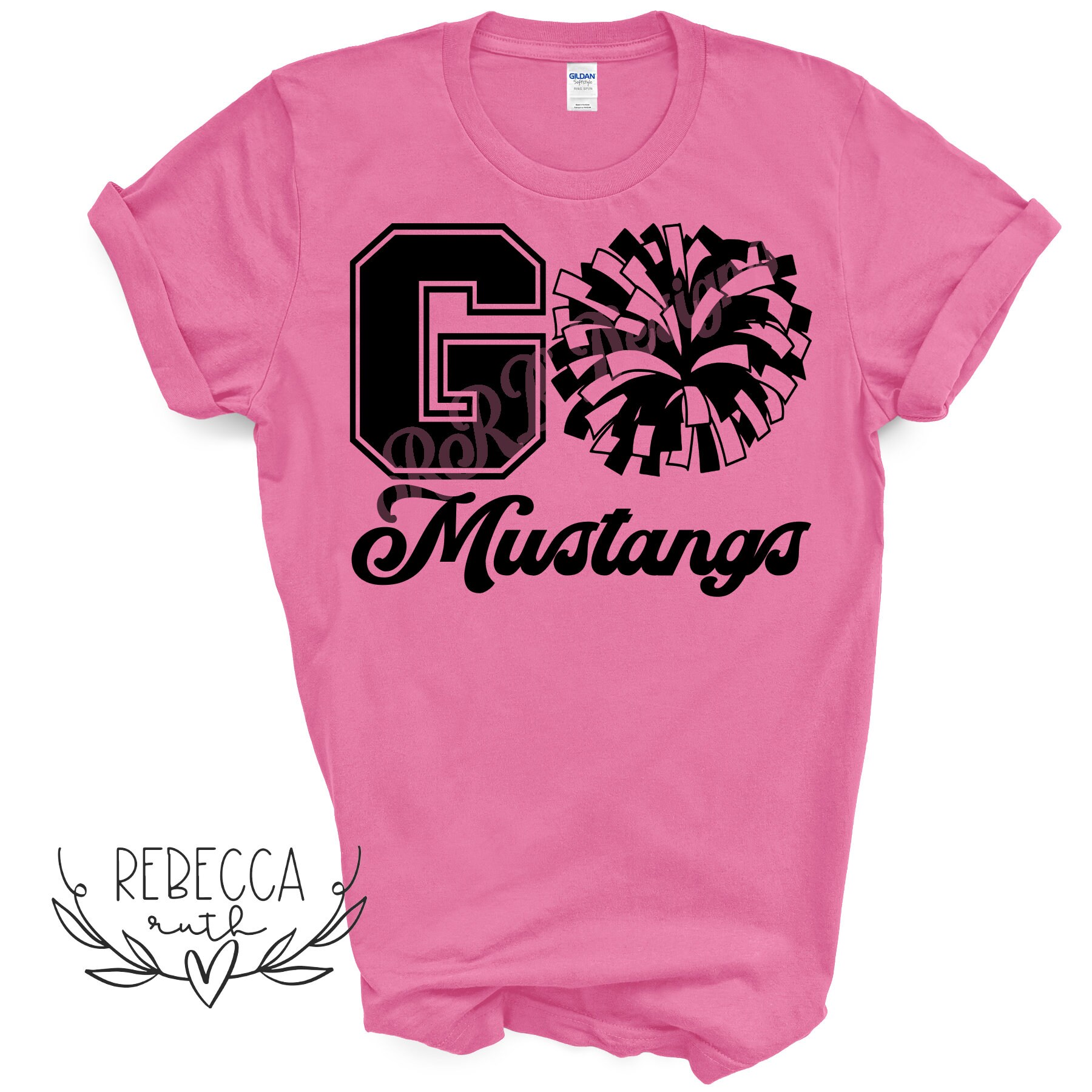 GO MUSTANGS CHEER Svg and Png | Etsy