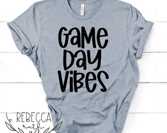 Football Game Day Vibes Svg Game Day SVG Shirt SVG Shirt Quote Football ...