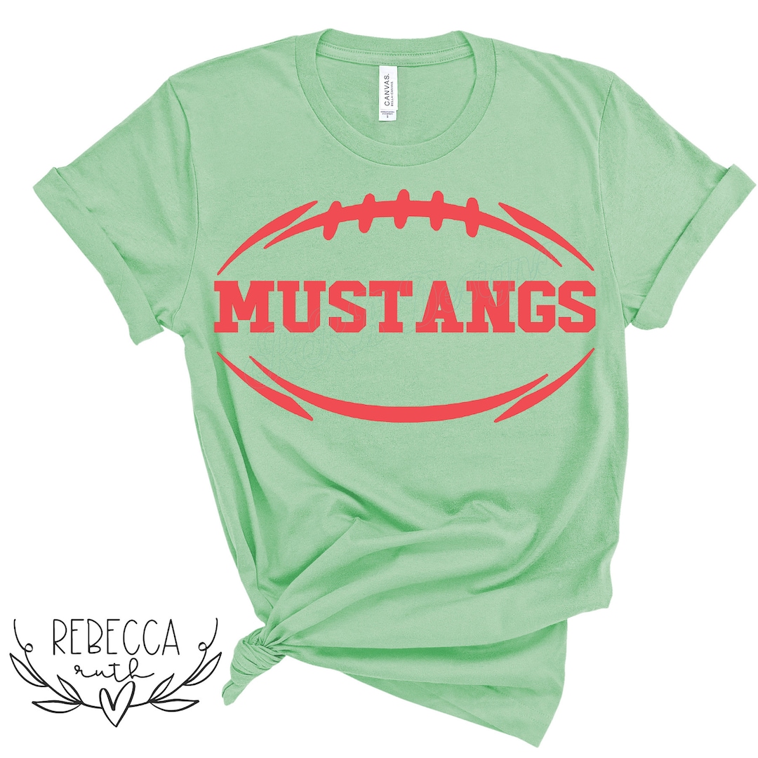 MUSTANGS HIGH SCHOOL Football Svg and Png - Etsy