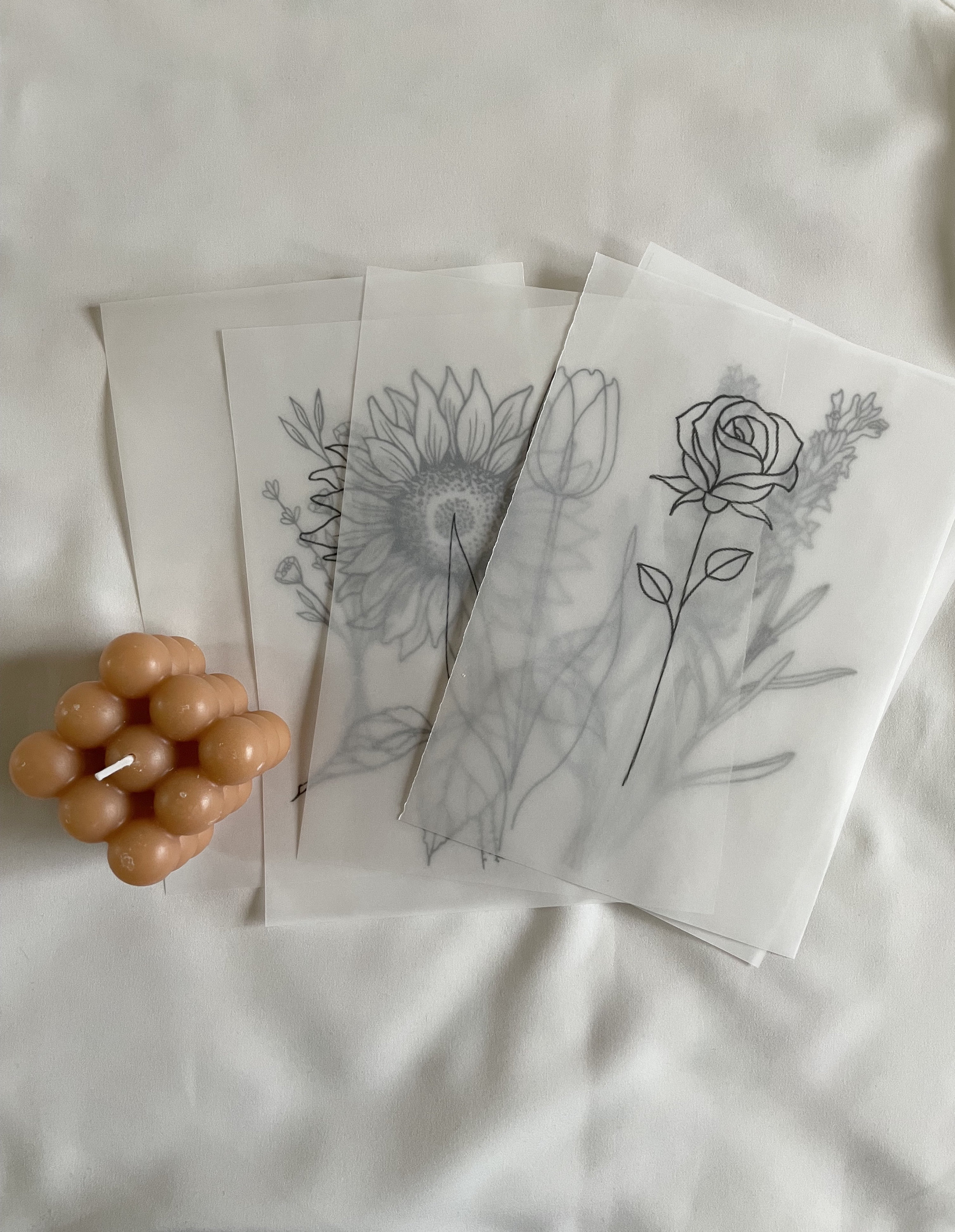 A5 Transparent Vellum Overlays - Etsy