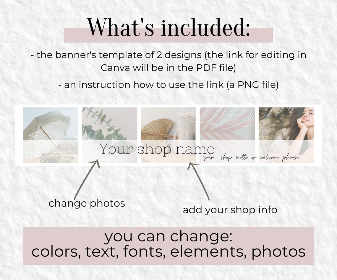 Amazon Storefront Banner Template Editable With Canva, Boho Banner for ... Amazon Storefront Banner Template Editable With Canva, Boho Banner for ...