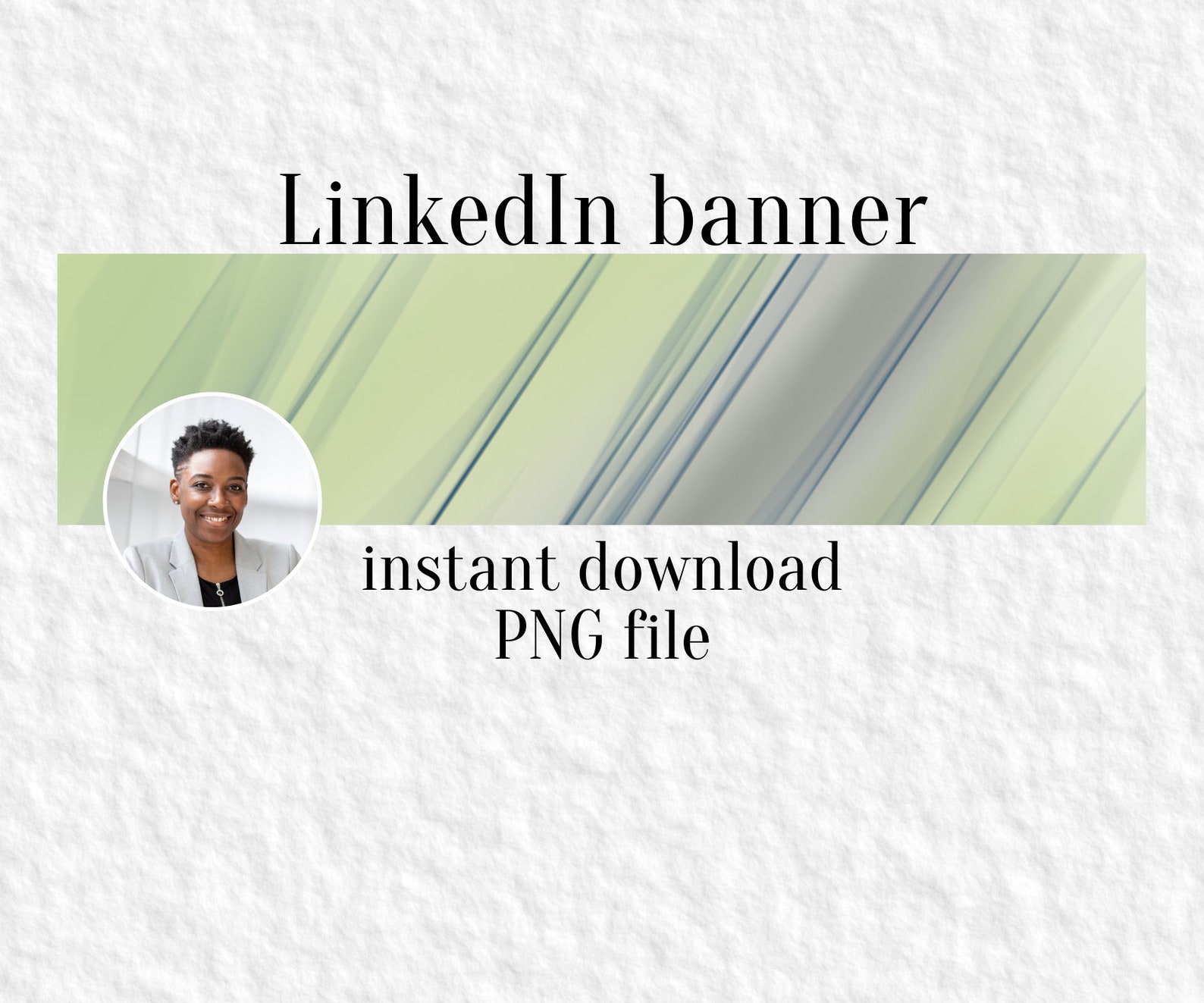 Green Linkedin Background for Your Personal Branding on | Etsy