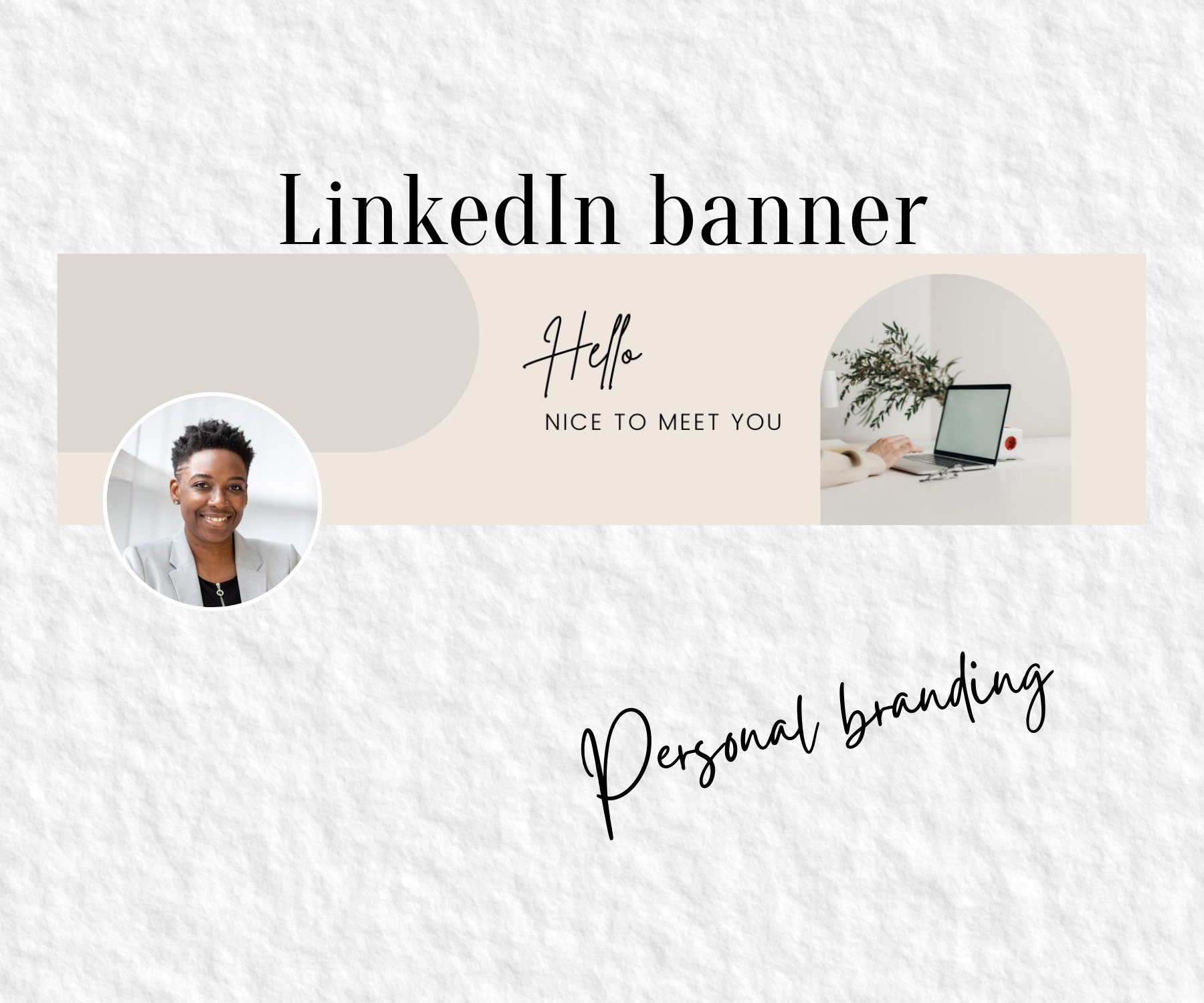 Aesthetic Linkedin Banner for Your Personal Branding on - Etsy UK