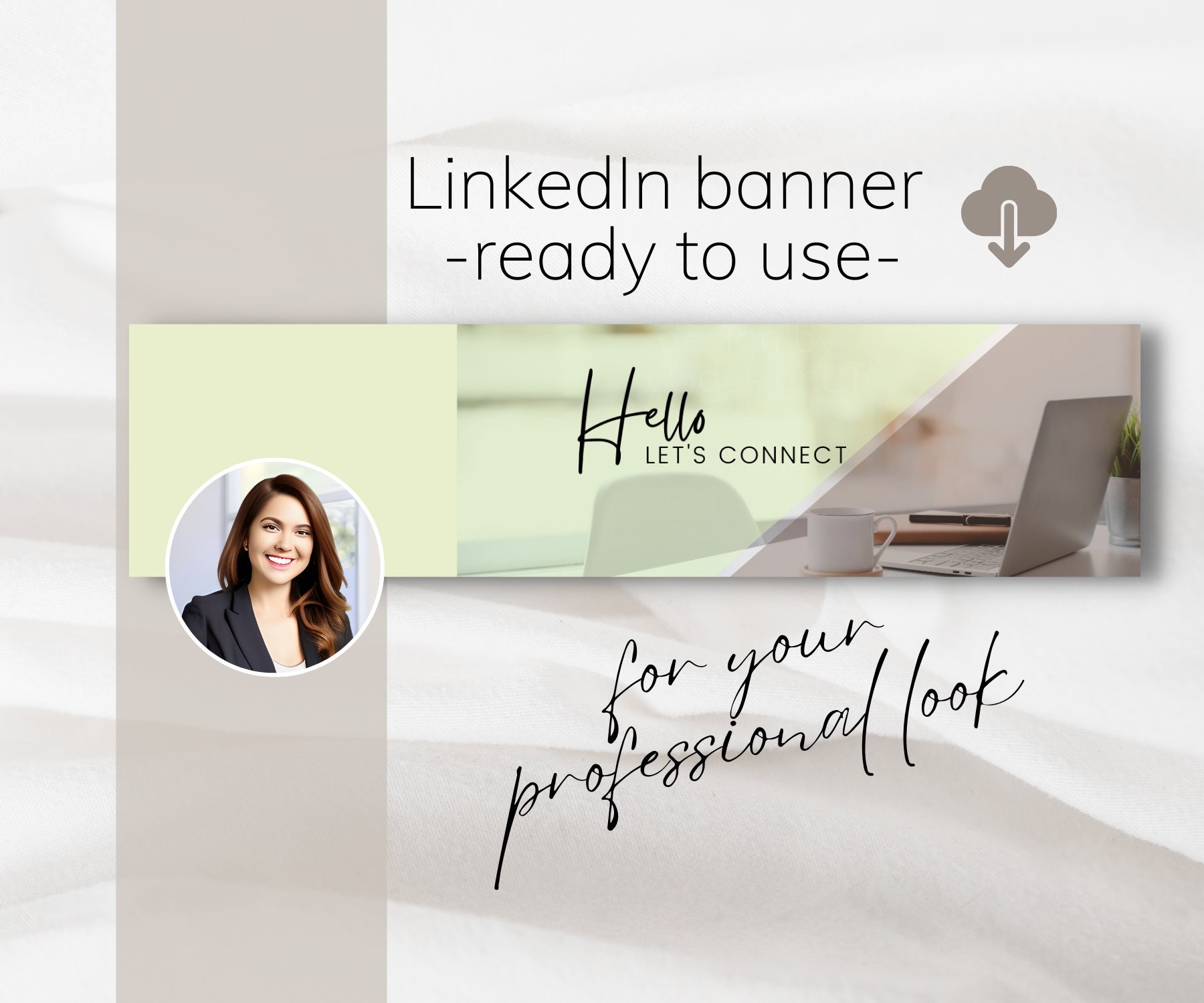 Pastel Green Linkedin Banner for Your Personal Branding on Linkedin ...