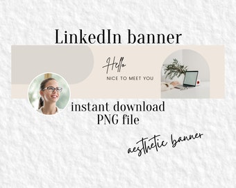 Green Linkedin Background for Your Personal Branding on | Etsy