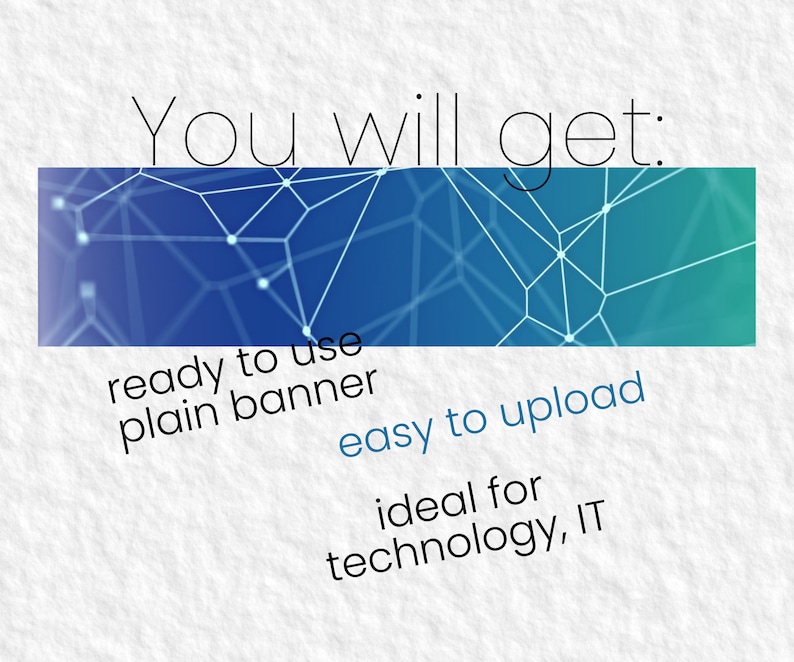 Technology Linkedin Banner: Professional Profile Image (PNG Digital ...