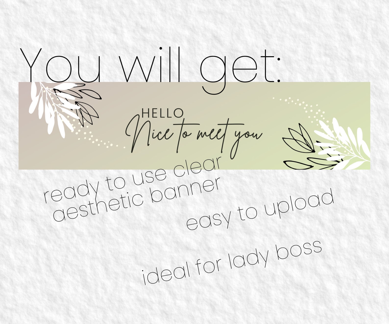 Floral Linkedin Banner for Your Personal Branding on Linkedin Profile ...