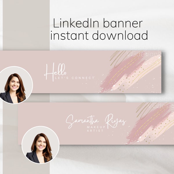 Linkedin Banner Pastel - Etsy