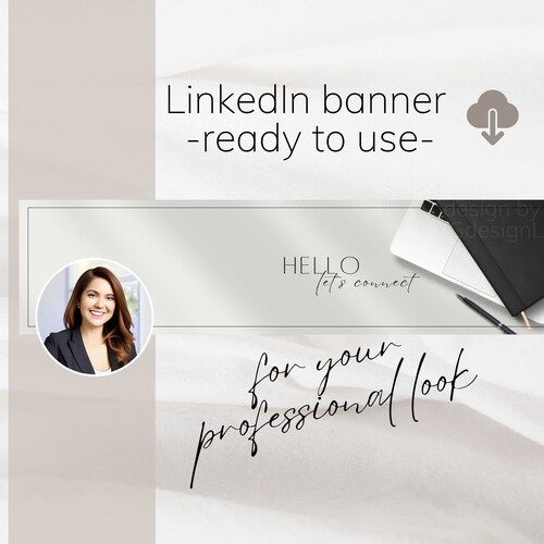 Minimalist Professional Linkedin Banner for Your Personal - Etsy