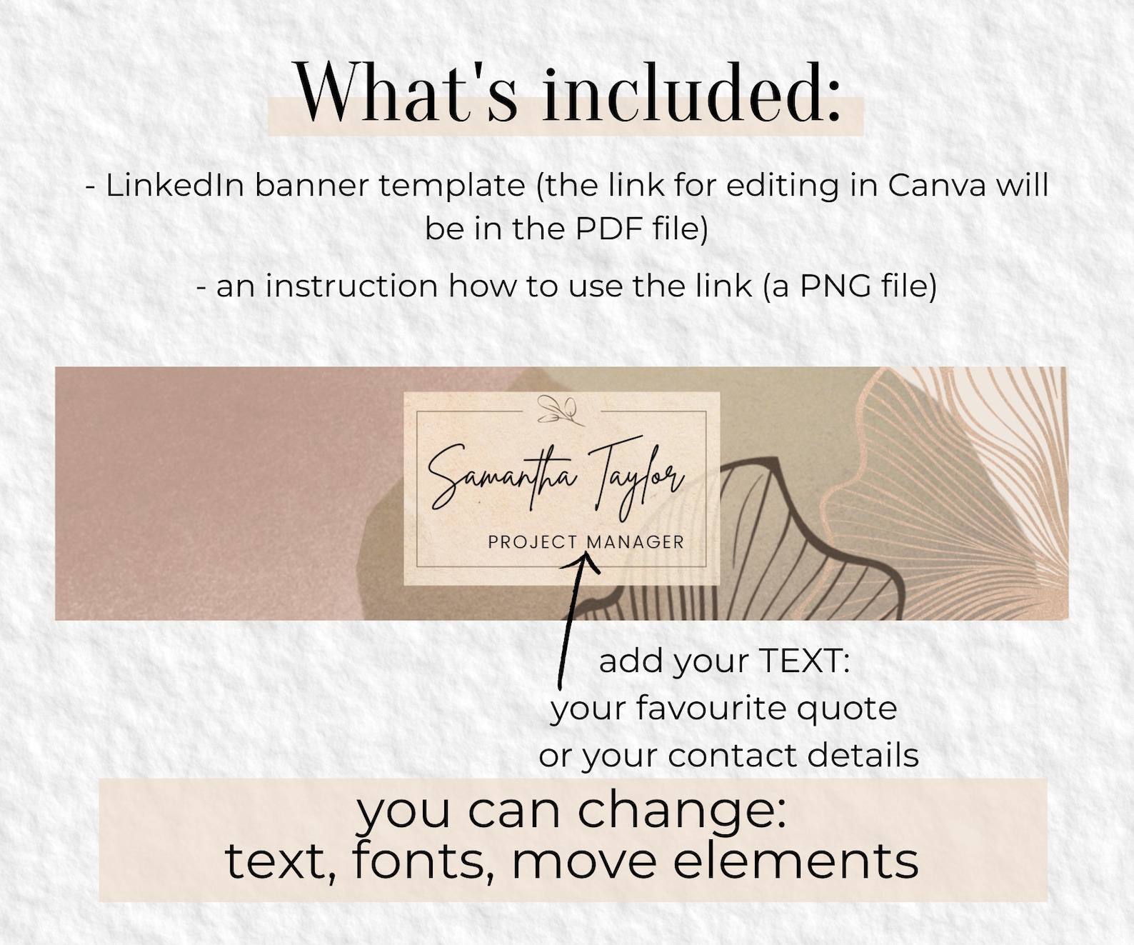 Beige Editable Linkedin Banner Canva Template Linkedin Banner