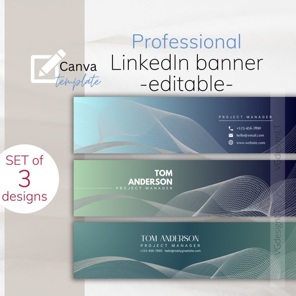 Project Manager Linkedin Banner - Etsy