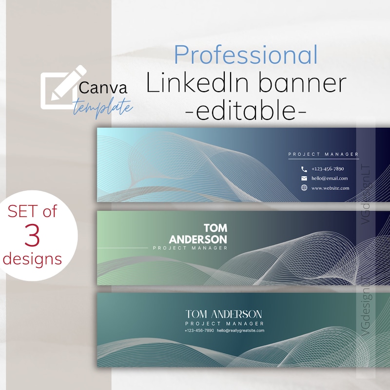 Project Manager Linkedin Banner - Etsy