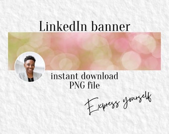 Pink Linkedin Cover - Etsy