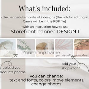 Amazon Storefront Banner Template Editable With Canva, Boho Banner for ...