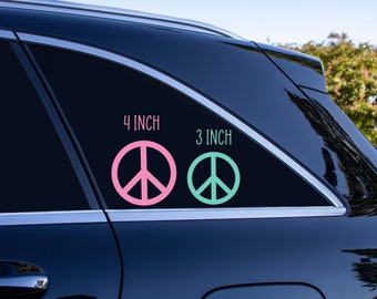 Car Decal Peace Sign | Etsy