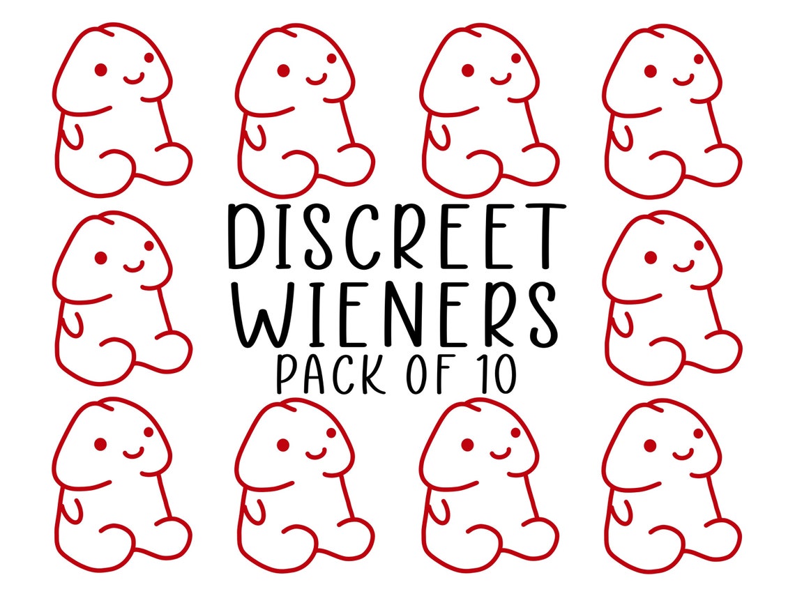 Discreet Wiener Decal MULTIPACK Tiny Penis Prank Decal - Etsy