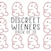 Discreet Wiener Decal MULTIPACK Tiny Penis Prank Decal - Etsy