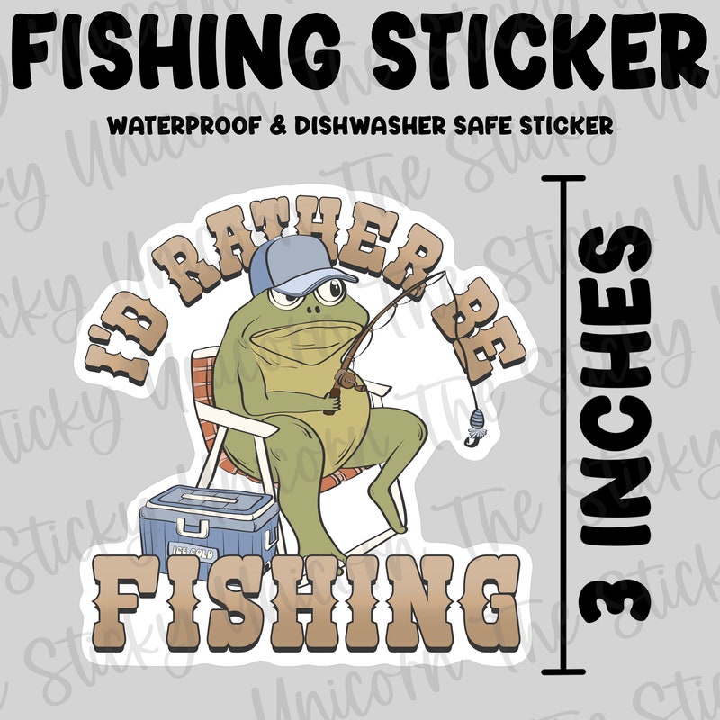 Fishing Stickers - Etsy