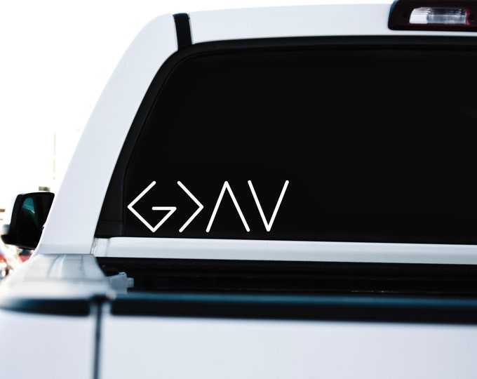 Godfidence Decal - Knowing I Can't but He Can - Religious Decal - Faith ...