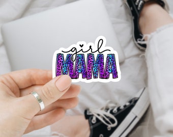 Girl Mama Rainbow Sticker - Etsy