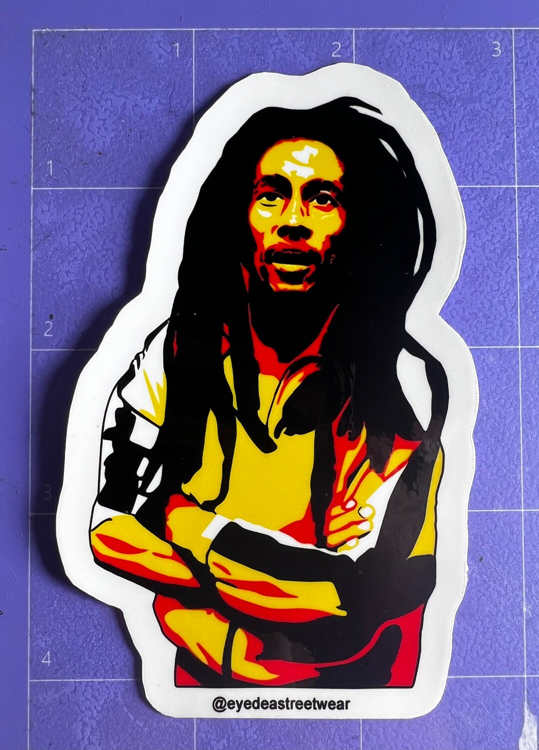 Bob Marley Sticker(2 Stickers) - Etsy