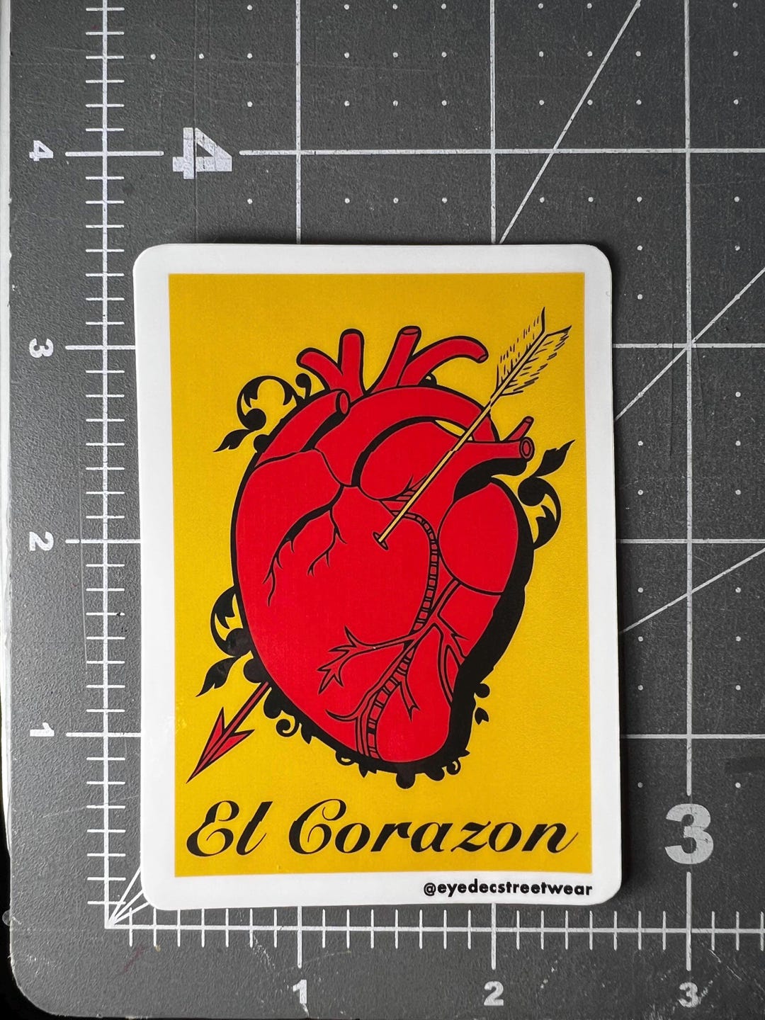 El Corazón Decal - Etsy