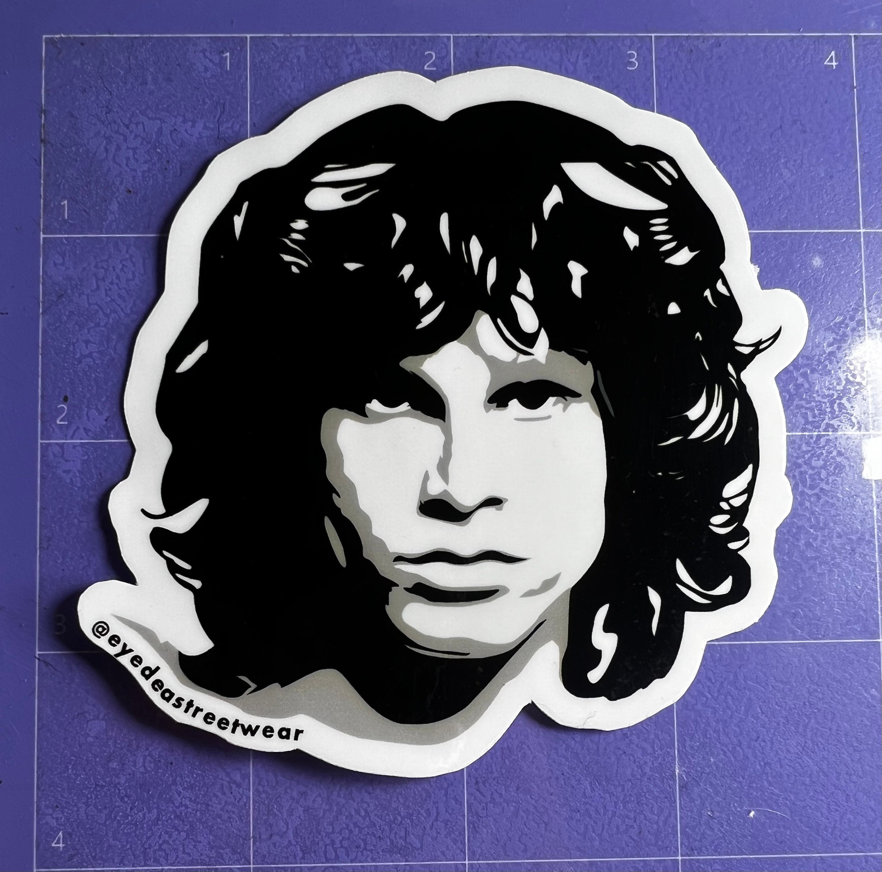 Jim Morrison Sticker(2 Stickers) - Etsy