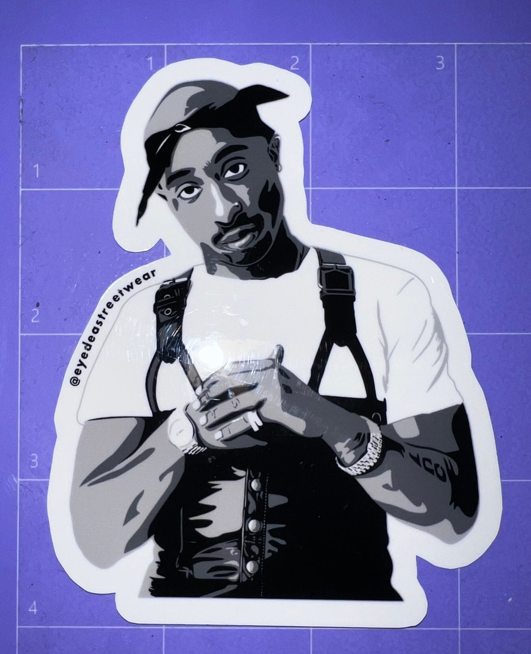 Tupac Sticker(2 Stickers) - Etsy