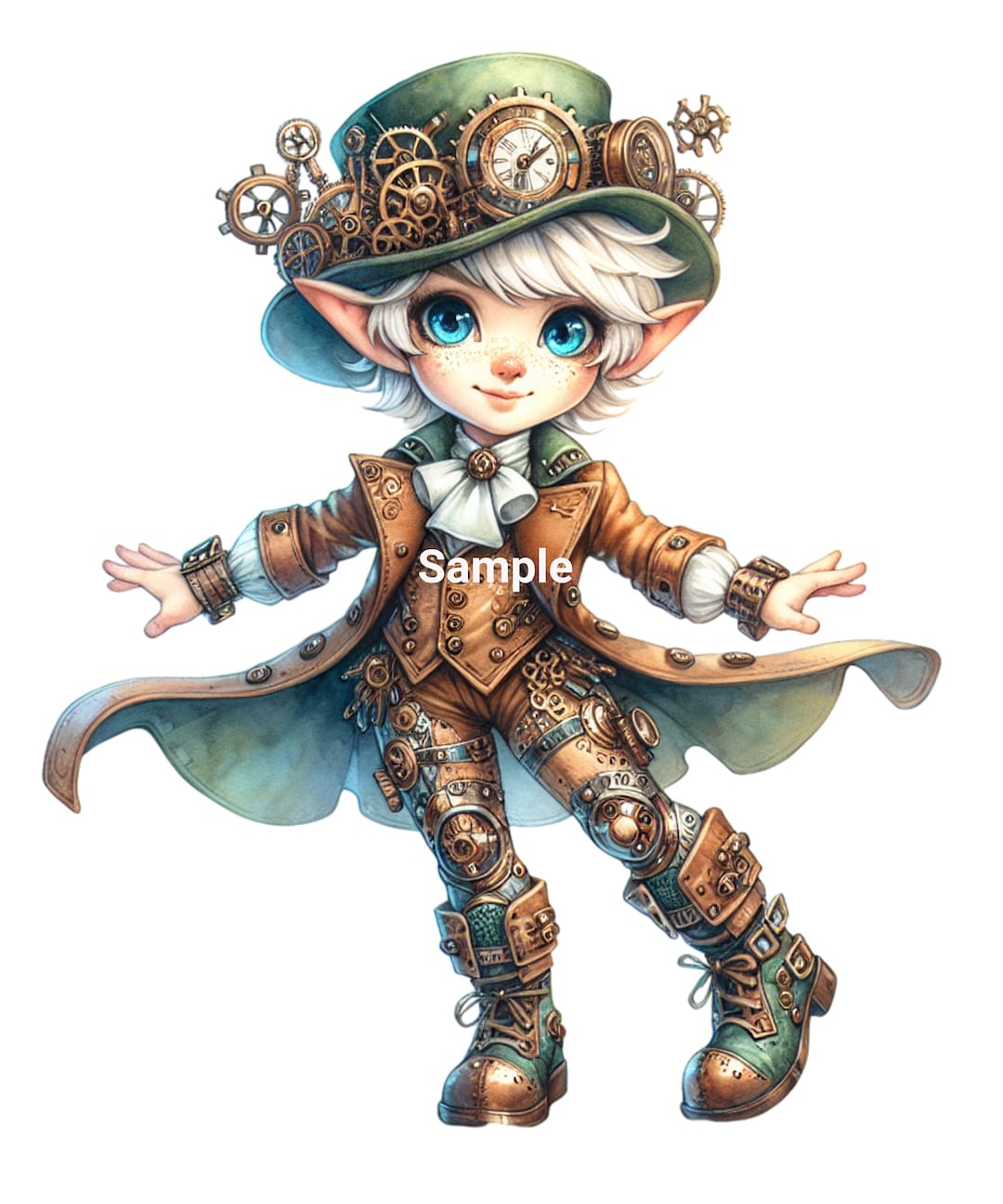 Clockwork Elf Stock Photos 300 Dpi Sublimation Commercial for Junk ...